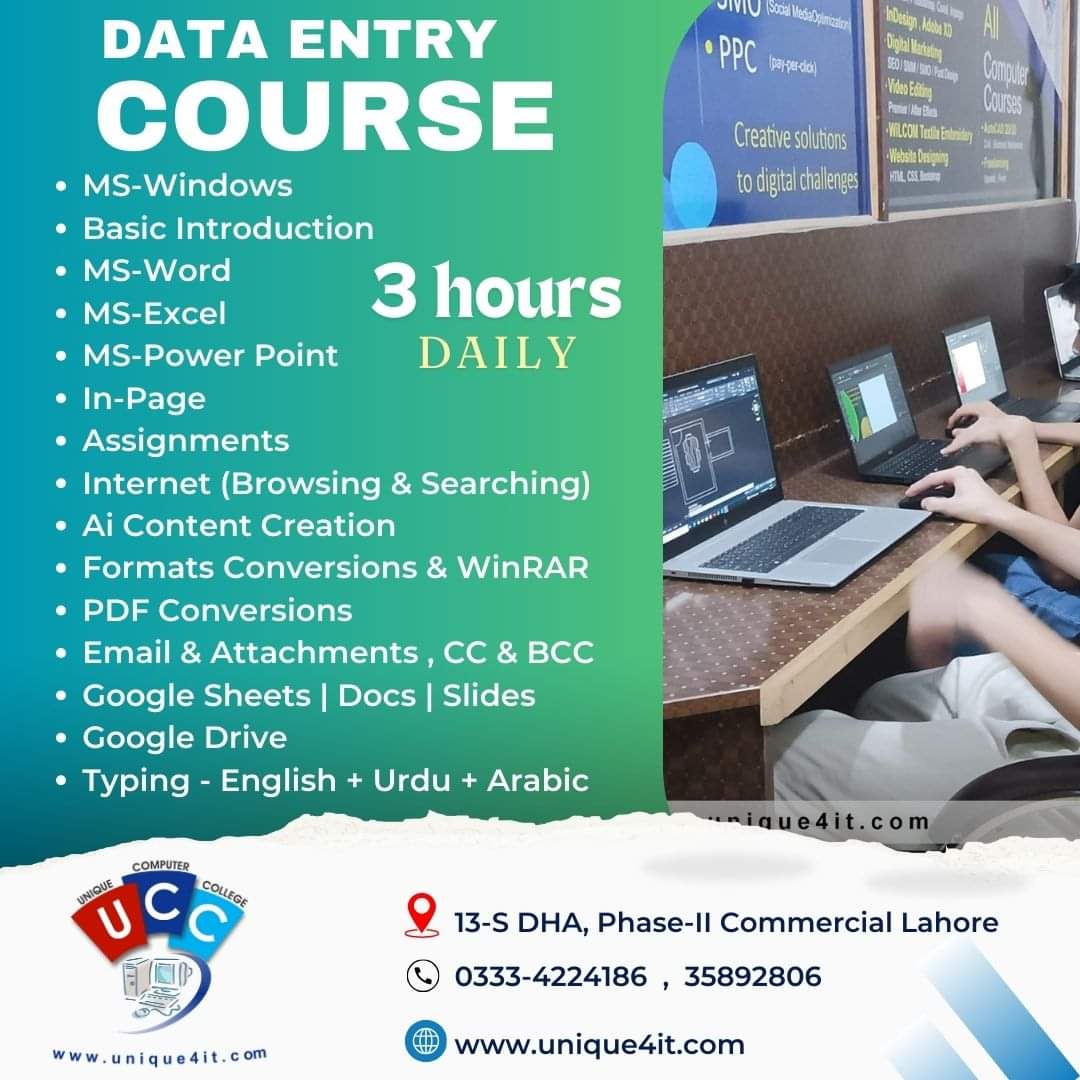 Data Entry Course